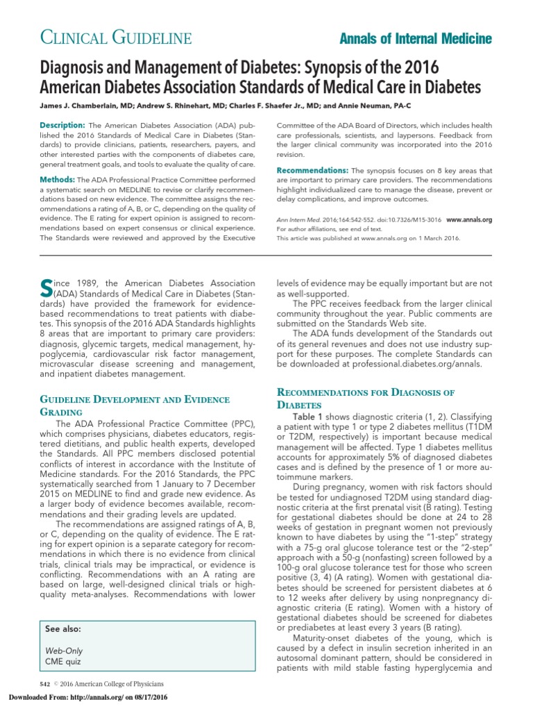 ADA Guidelines 2016 | PDF