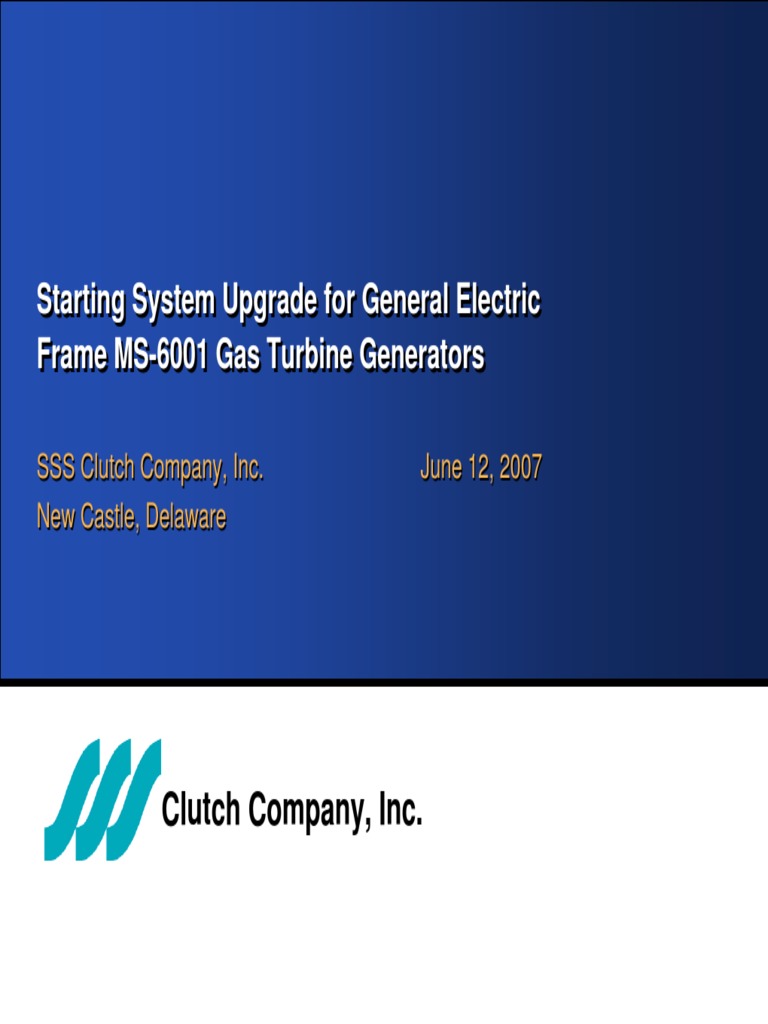 M Hendry SSS Clutch Frm6UG07 Clutch Design | PDF | Clutch | Gas Turbine