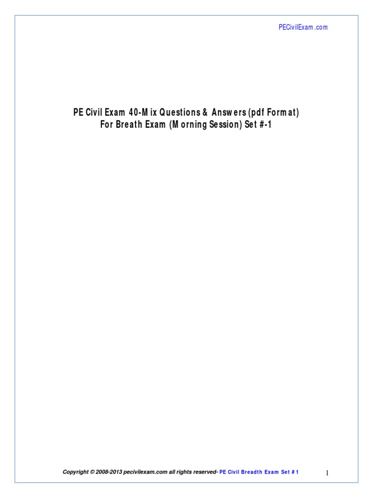 PE Exam Construction Example | PDF | Civil Engineering | Economic Sectors