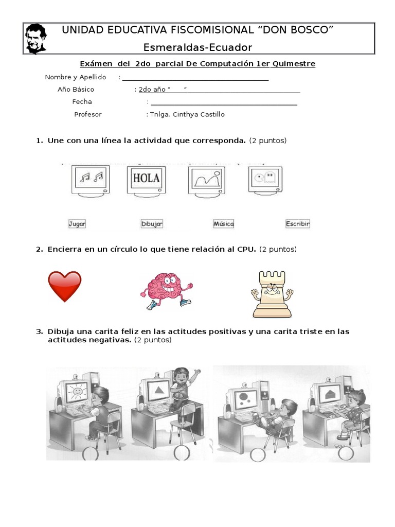 Computacion Segundo Año Segundo Parcial | PDF