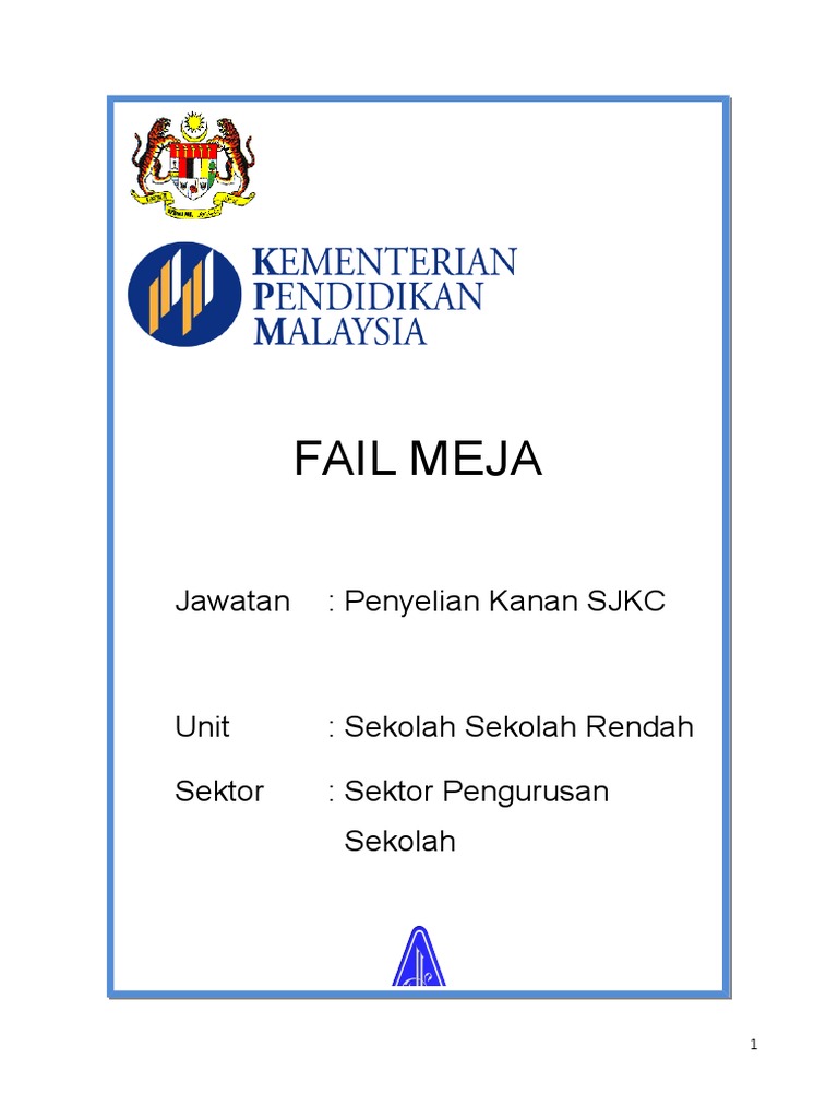 Format Baru Fail Meja KPM 2014 | PDF