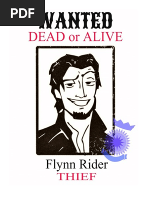 Flynn Rider Wanted Poster Nose