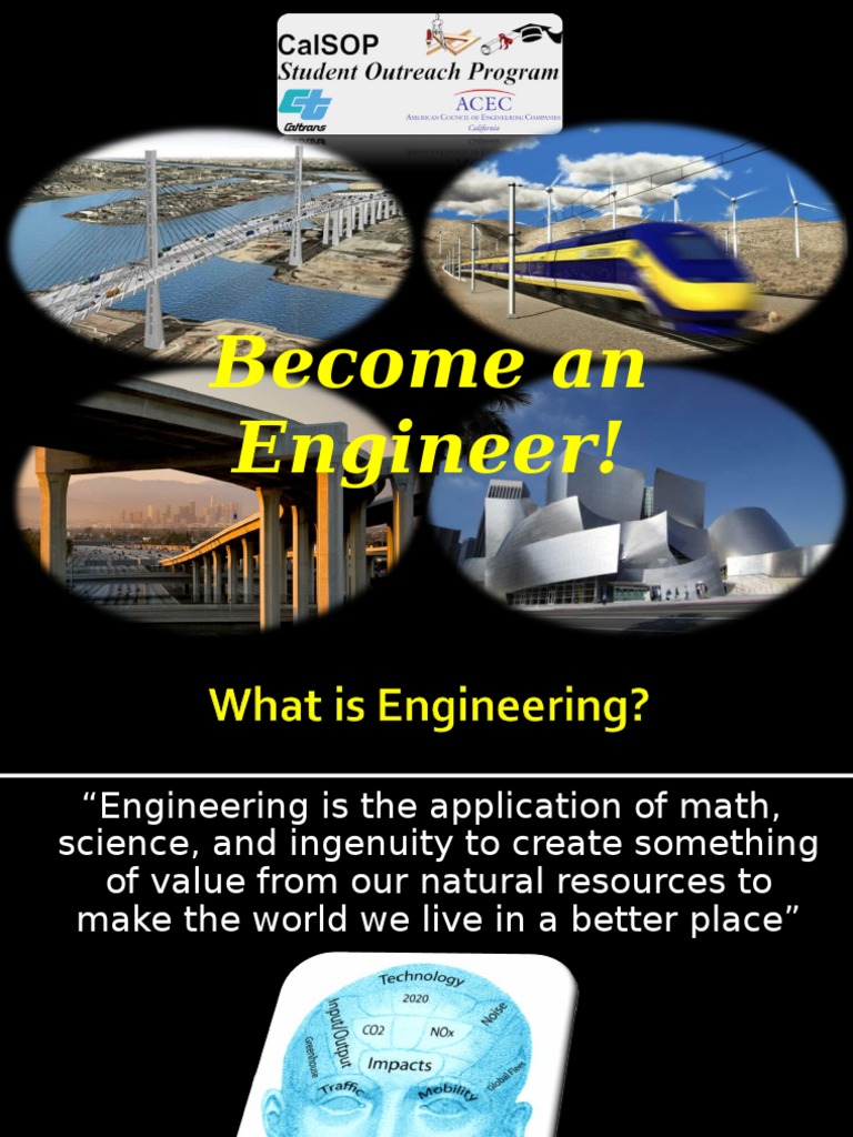 Becoming An Engineer | PDF | Engineering | Civil Engineering