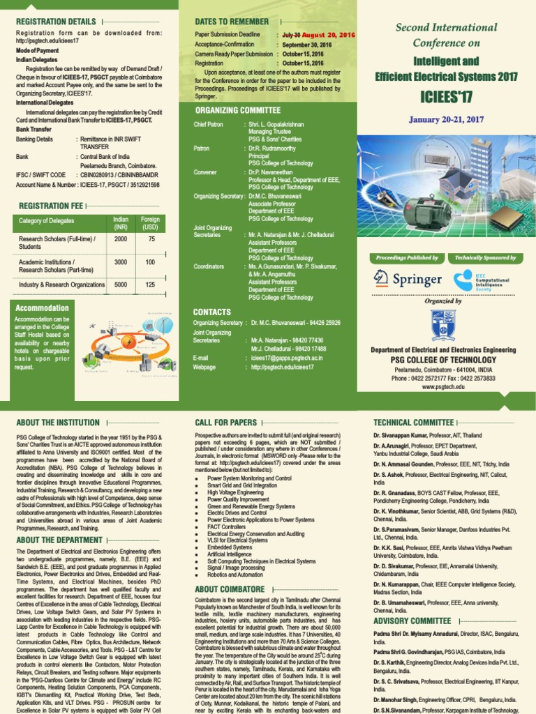 EEE Department Brochure - 02.04-1 | PDF | Cheque | Electrical Engineering