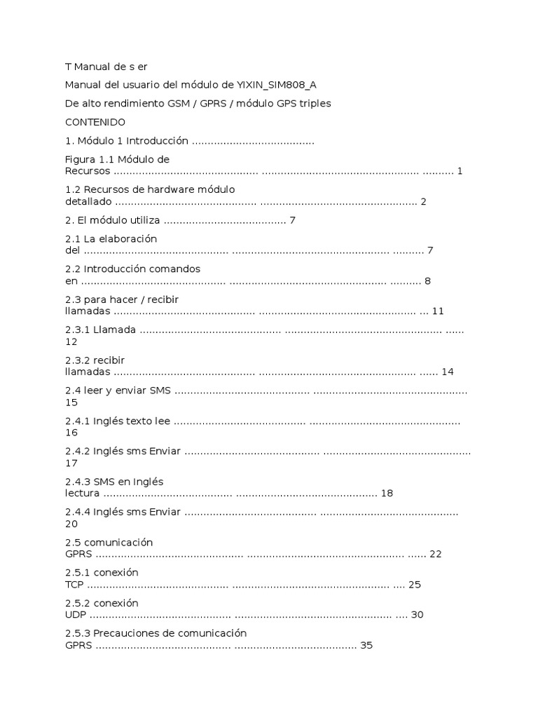 Detalles Del YIxiIN SIM808 | PDF | USB | paquete general de Radio sevicio