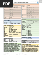 PMP Formulas Cheat Sheet | PDF | Net Present Value | Discounted Cash Flow