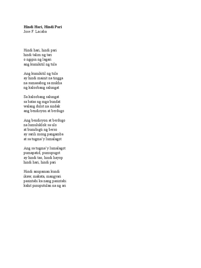 Poems - Jose F. Lacaba