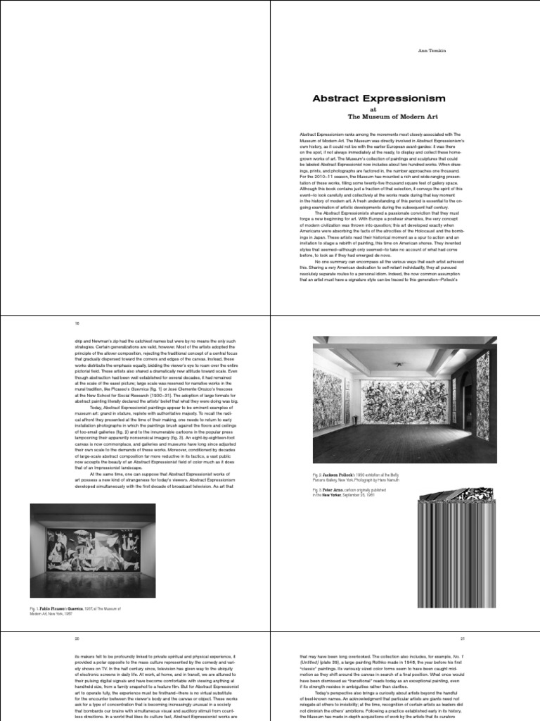 Ann Temkin - Ab Ex at MoMA | PDF | Abstract Art | Modernism