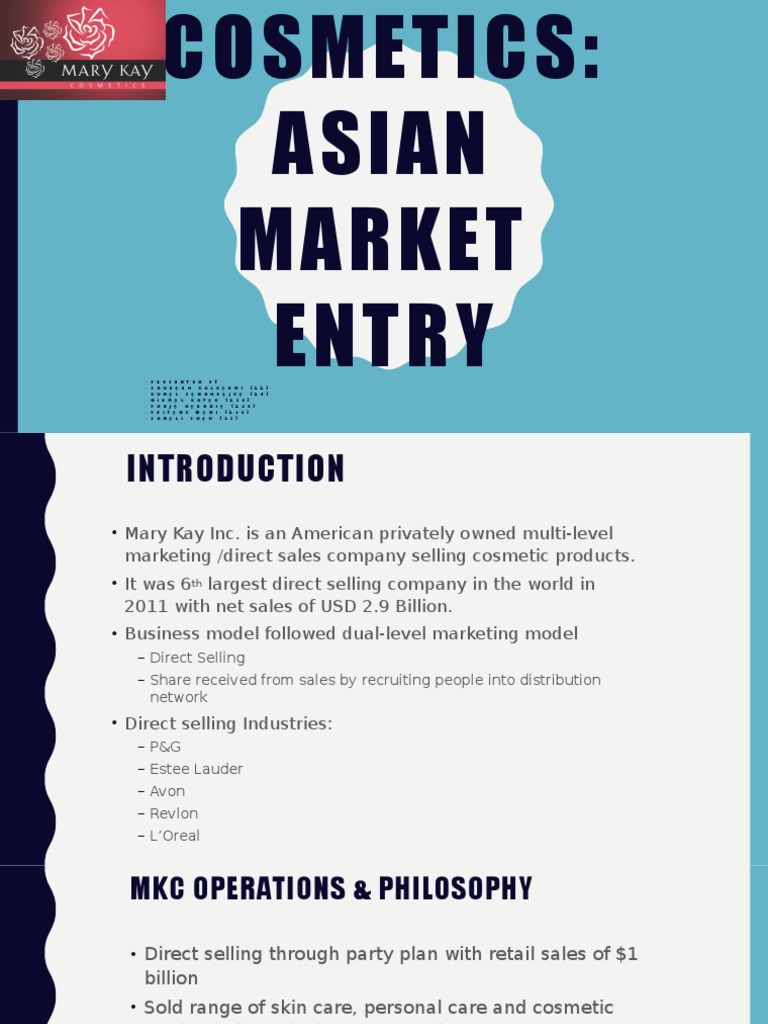MKC Case Study Final | PDF | Cosmetics | Joint Venture