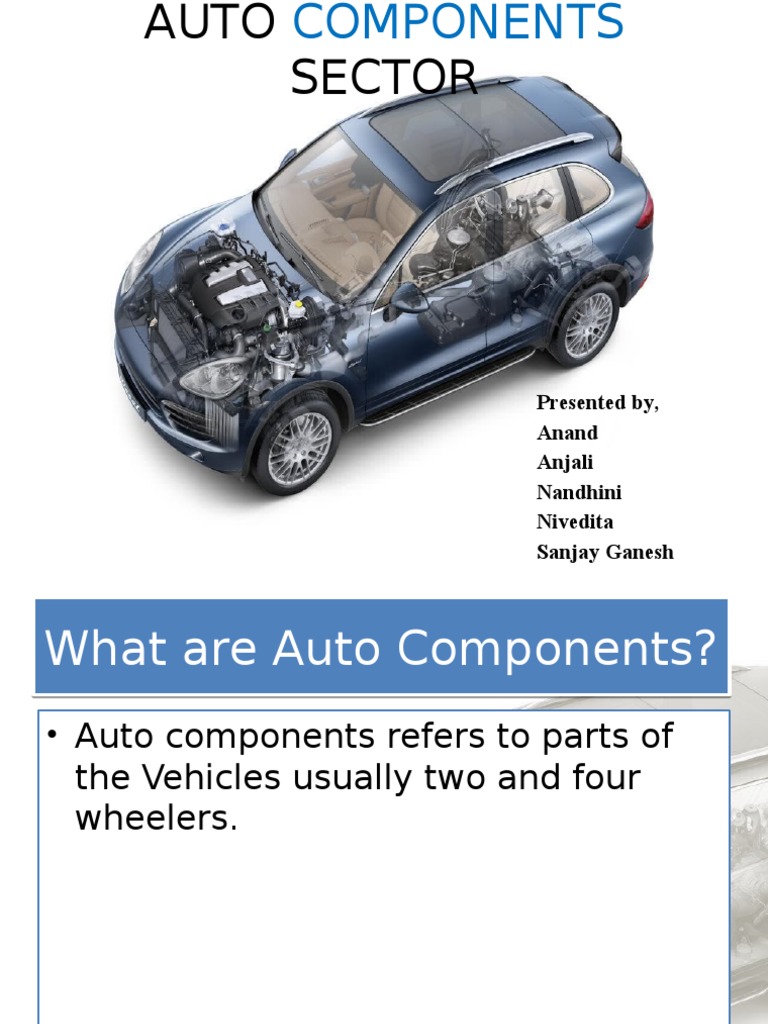 Auto Components Sector | PDF | Car | Competition