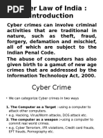 Traditional Crime Vs Cyber Crime | PDF | Cybercrime | Crime & Violence