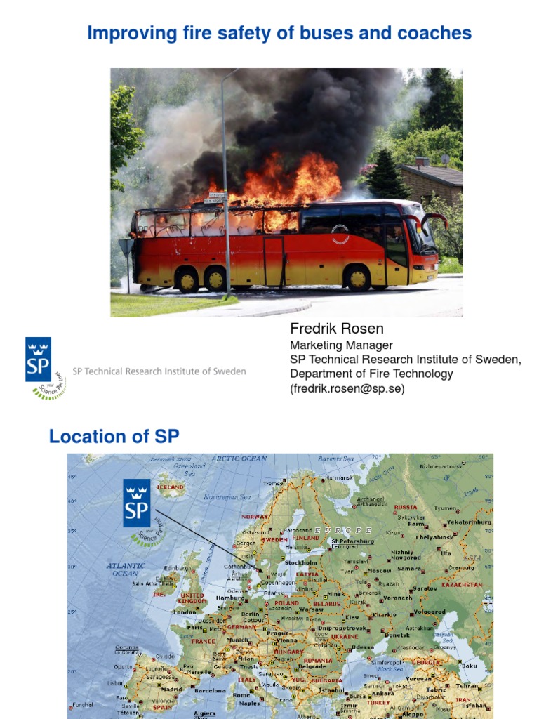 Improving Fire Safety of Buses and Coaches | Bus | Fires