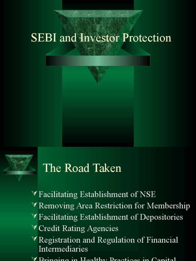 SEBI and Investor Protection | PDF