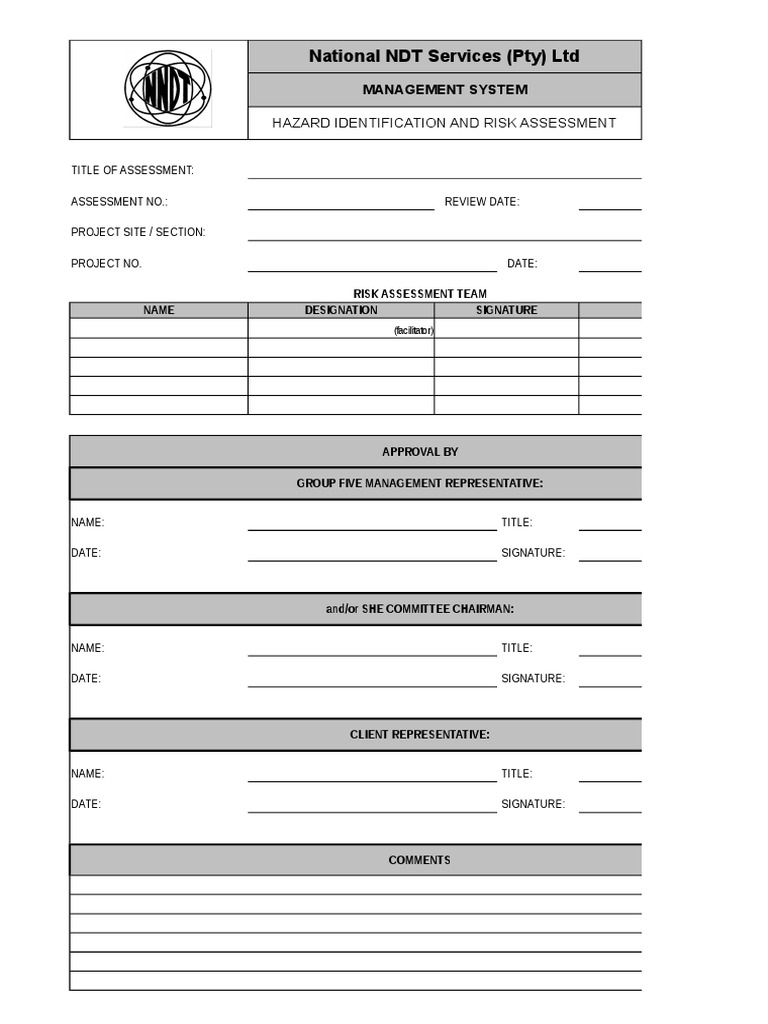 Confined Space Entry Risk Assessment | Download Free PDF | Personal ...