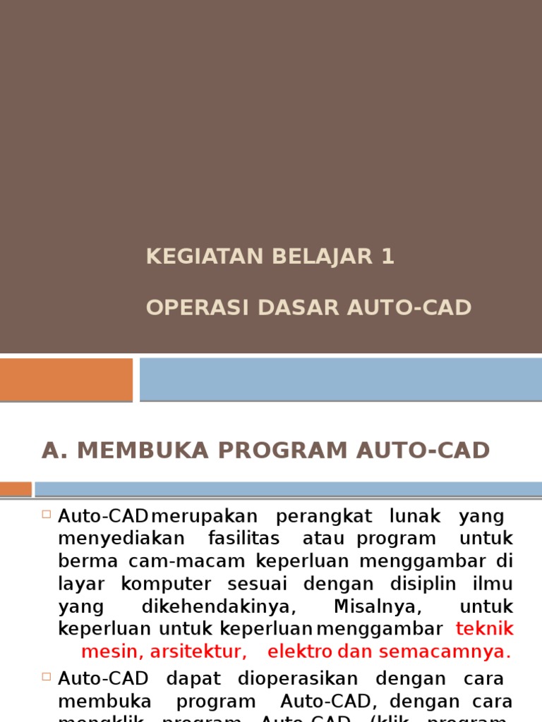 Modul Autocad | PDF