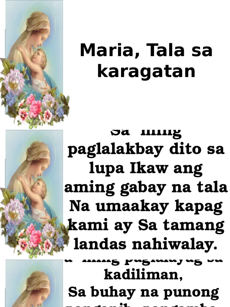 Maria, Tala Sa Karagatan | PDF
