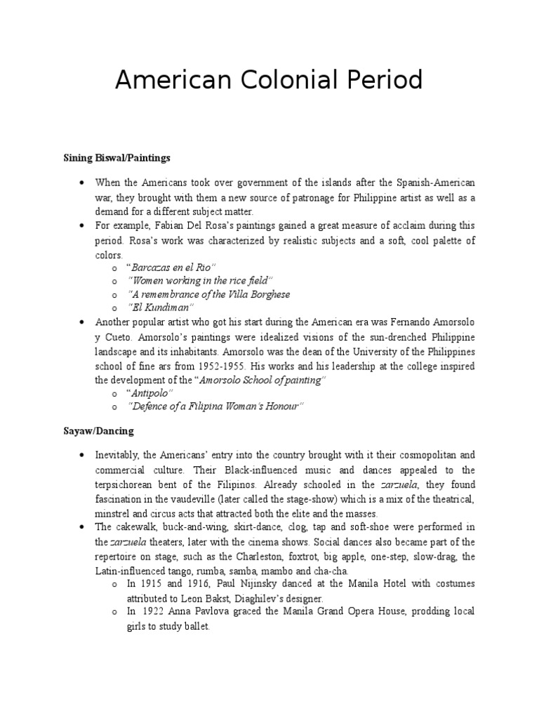 American Colonial Period | PDF | Manila | Poetry