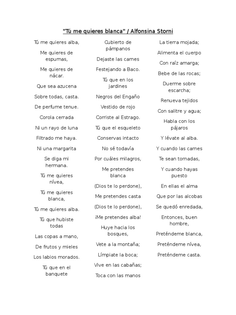 Tú Me Quieres Blanca | PDF | Mujer | Feminismo