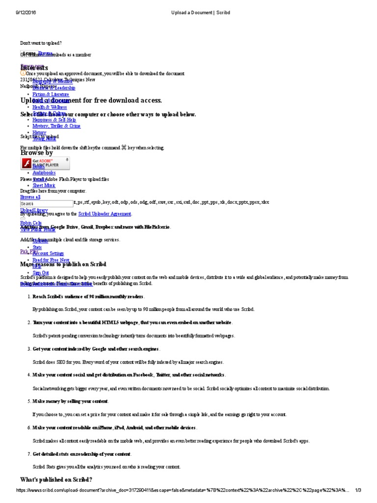Interests: Select Files From Your Computer or Choose Other Ways To ...