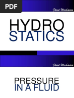 Hydrostatics Problems and Solutions | PDF | Pressure | Pressure Measurement