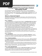 IB Personal Project Ideas 1 | PDF