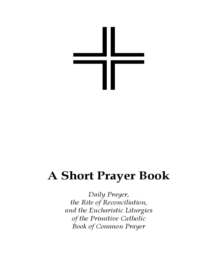 A Short Prayer Book PDF | PDF | Penance | Confession (Religion)