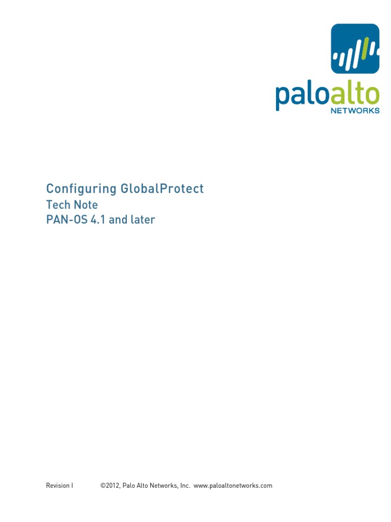 GlobalProtect Configuration Rev I | PDF | Virtual Private Network ...