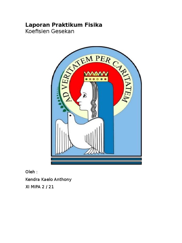 Laporan Praktikum Fisika Koefisien Gesekan | PDF