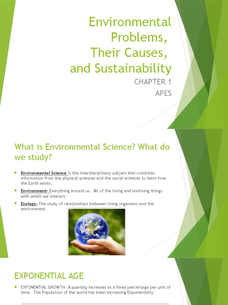 CH 1 APES | PDF | Sustainability | Resource