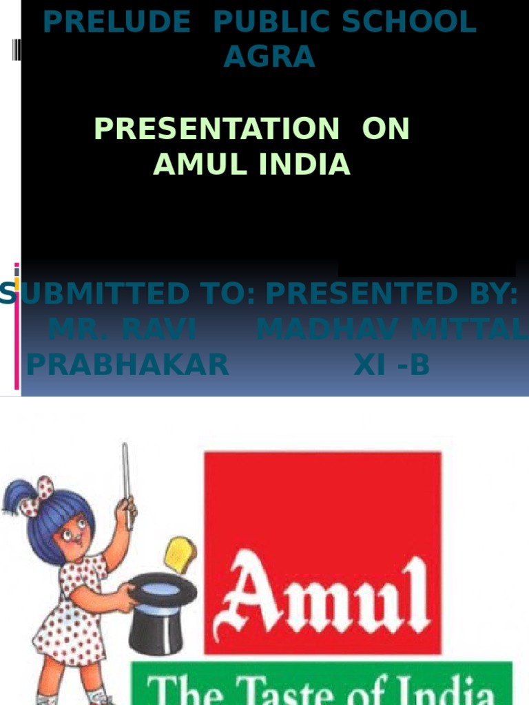 Presentation On Amul India | PDF