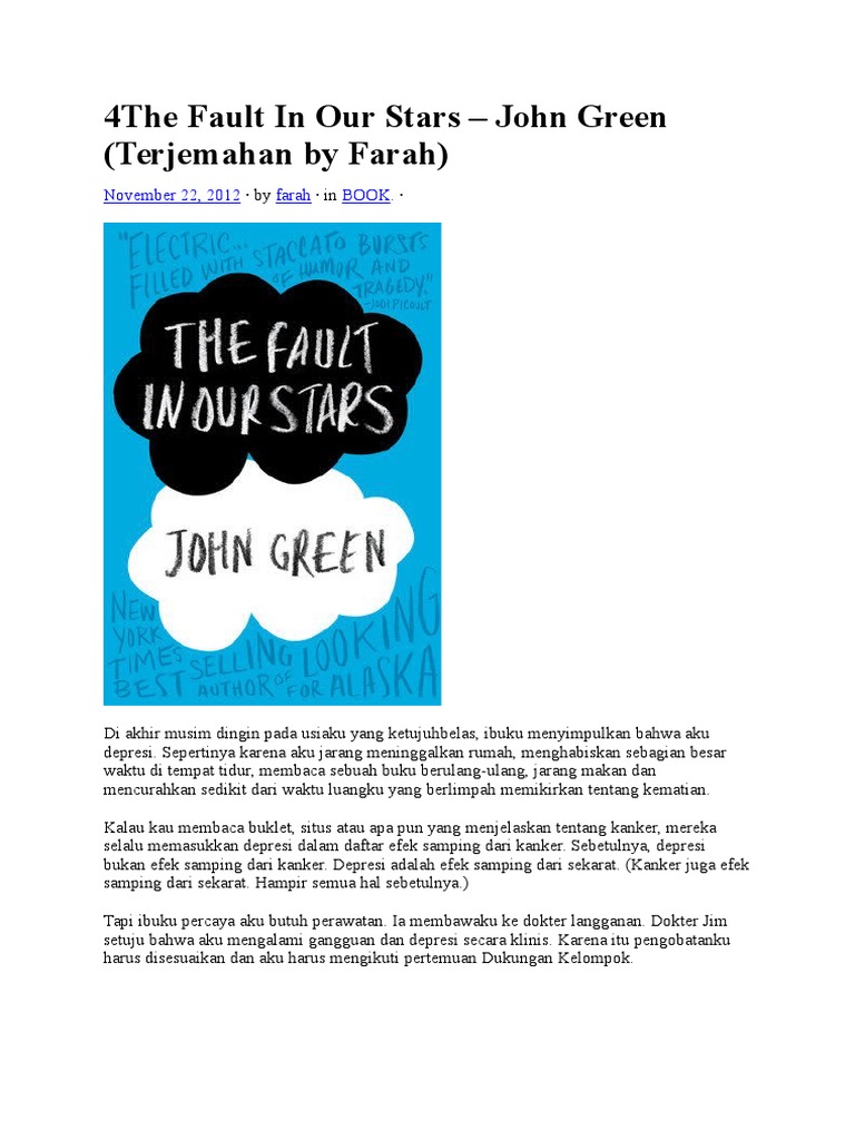 The Fault in Our Stars | PDF