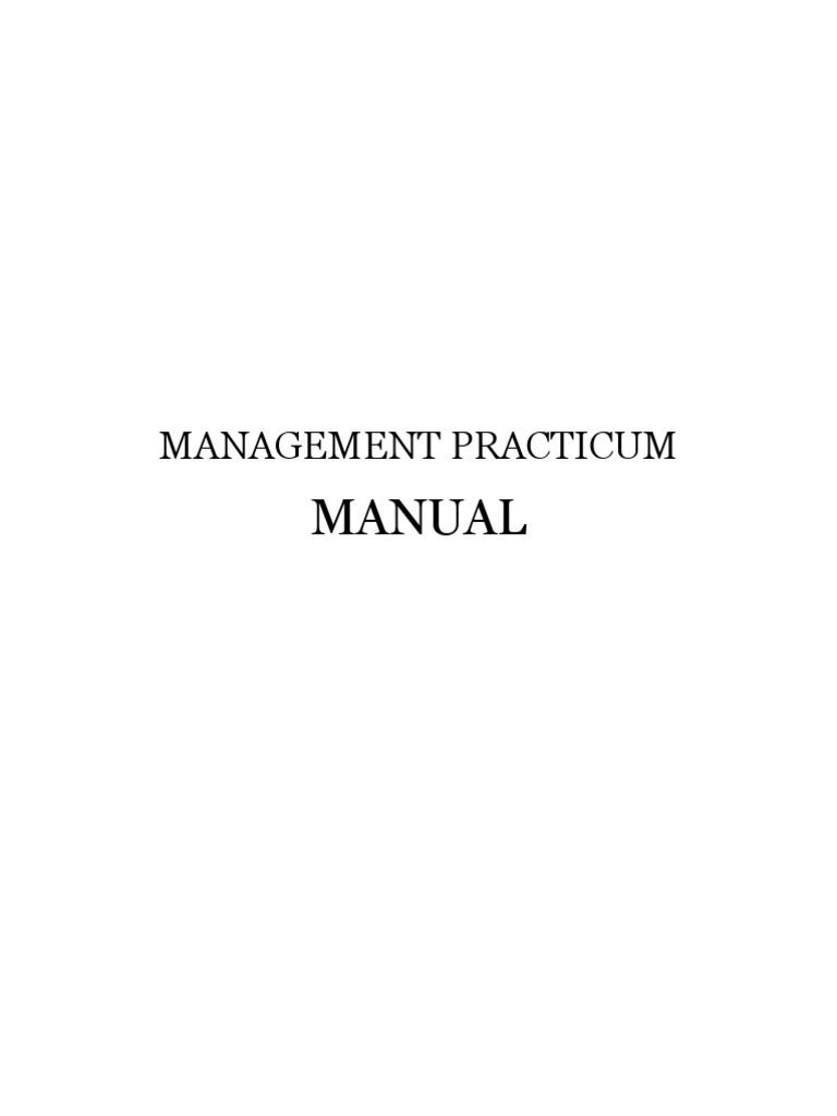 Business Practicum Guide | PDF