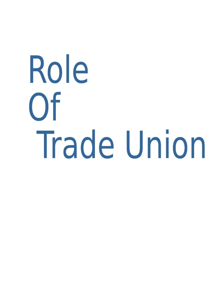 An Introduction to the Objectives, Functions and Roles of Modern Trade ...