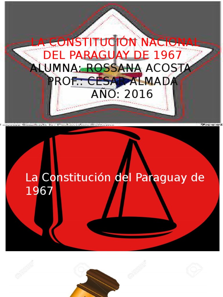La Constitución Nacional Del Paraguay de 1967 | PDF