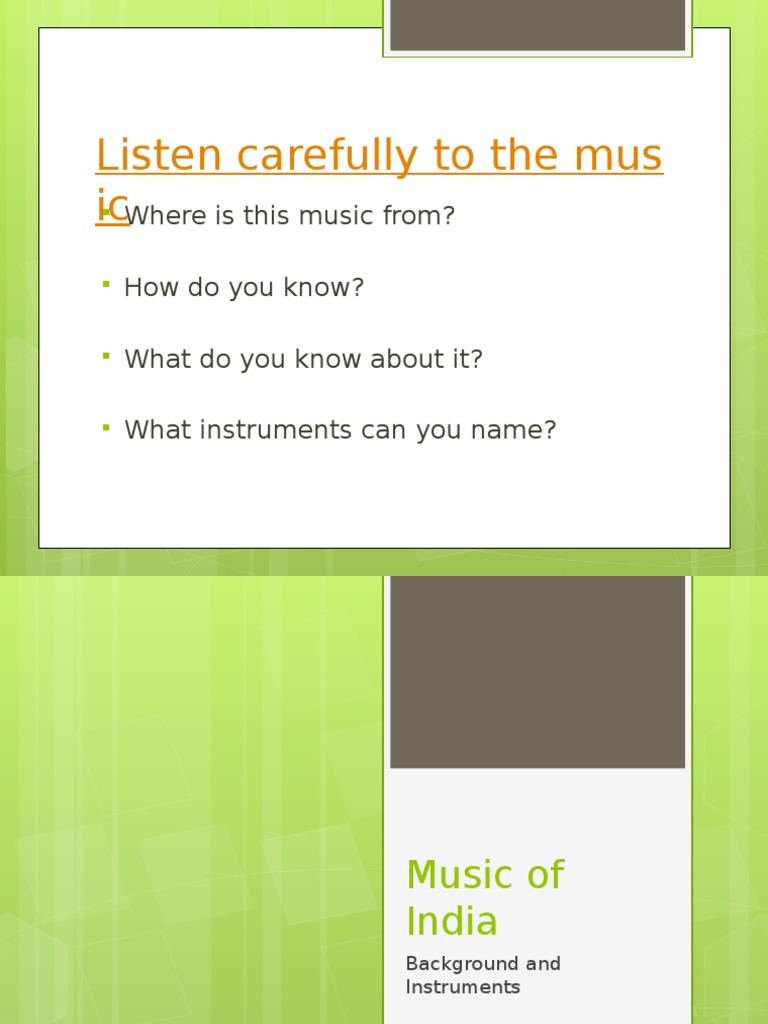 Understanding Indian Music Traditions | PDF