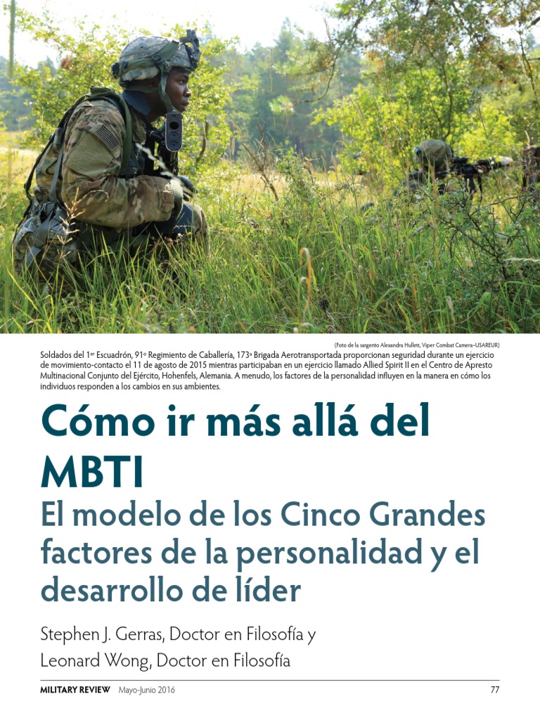 Modelo MBTI | Descargar gratis PDF | Liderazgo | Conceptos psicologicos