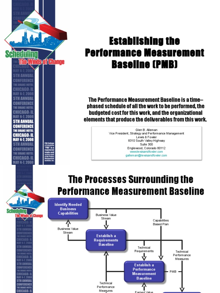 Establishing The Performance Measurement Baseline (PMB) | PDF | Project ...