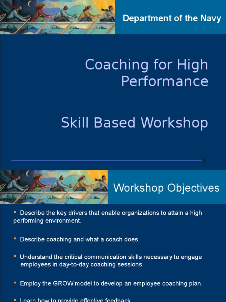 Coaching For High Performance Training | PDF | Employment | Goal