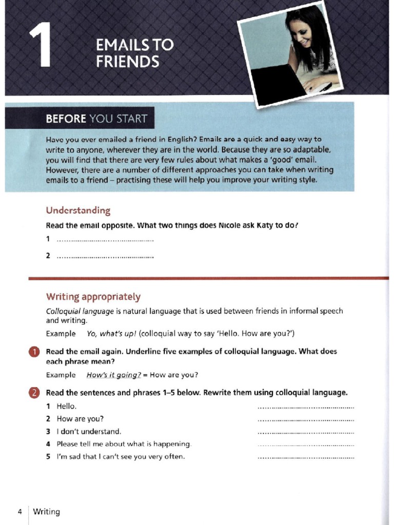 Writing B1+intermediate UNITS 1&2 PDF | PDF