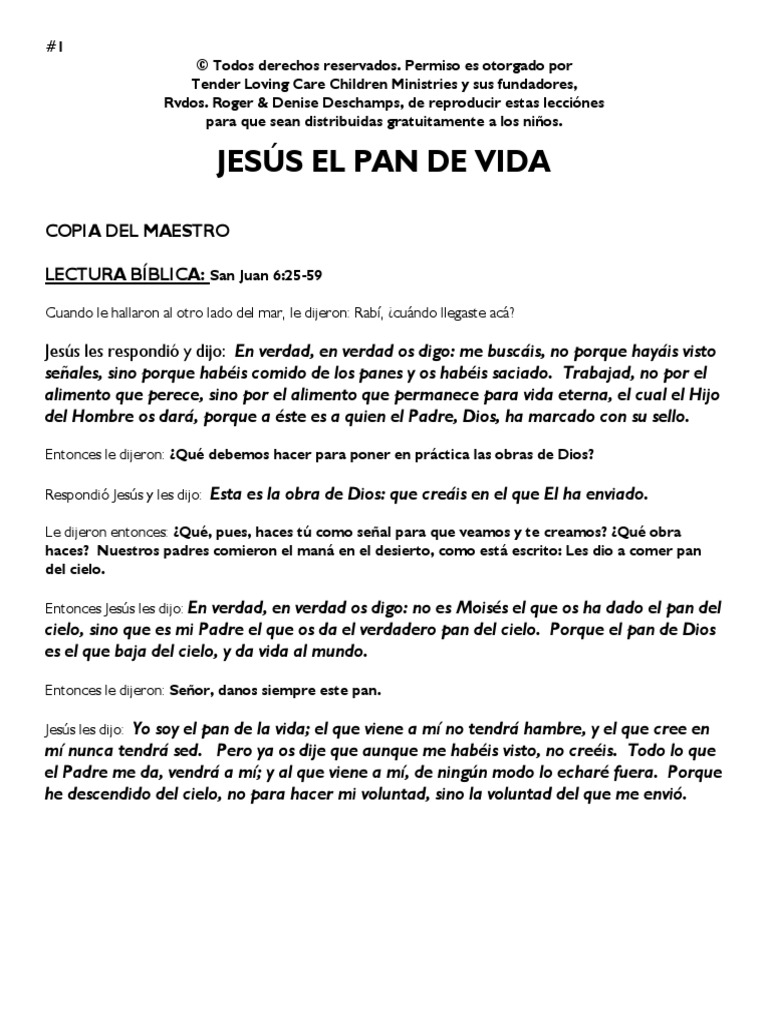 5199 - Jesus Es El Pan de Vida | PDF | Jesús | Religión y creencia