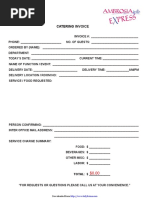 Catering Quotation Template | PDF | Buffet | Lunch