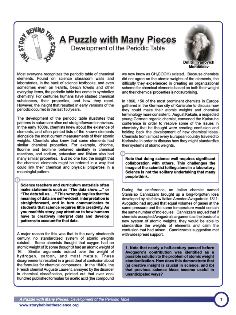 A Puzzle with Many Pieces: The Creative Development of Dmitrii ...