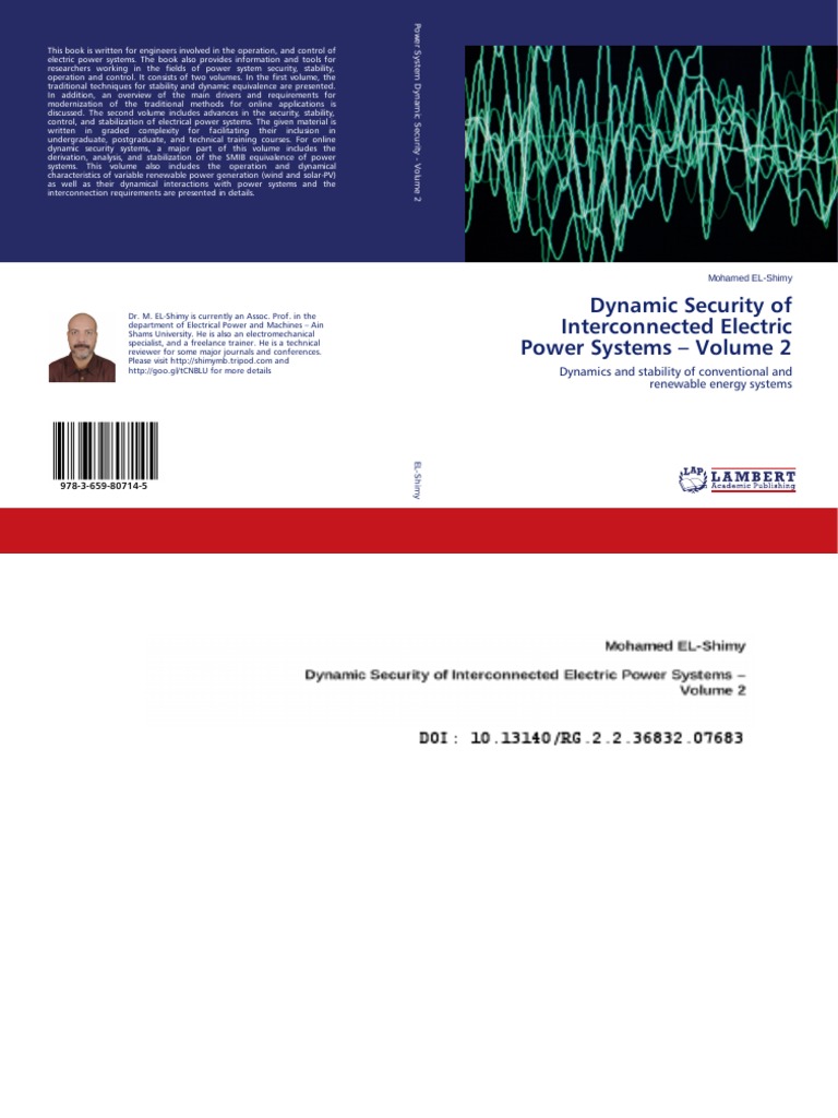 Dynamic Security of Interconnected Electric Power Systems - Volume 2 ...