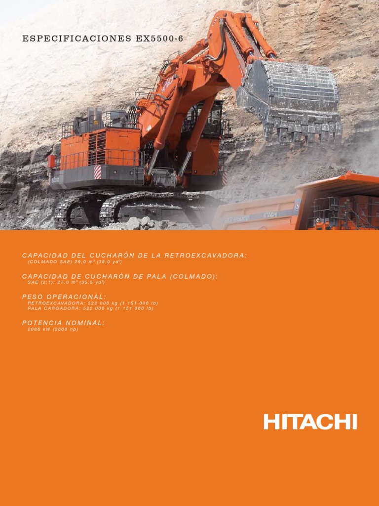 Hitachi 5500 - 6 | PDF | Engranaje | Turbocompresor