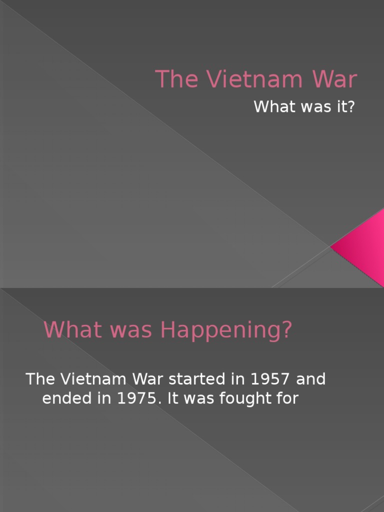 The Vietnam War | PDF