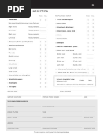 UBER Inspection Form PDF | PDF