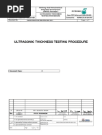 UT Procedure For Thickness Measurement Rev 07 | PDF | Calibration ...
