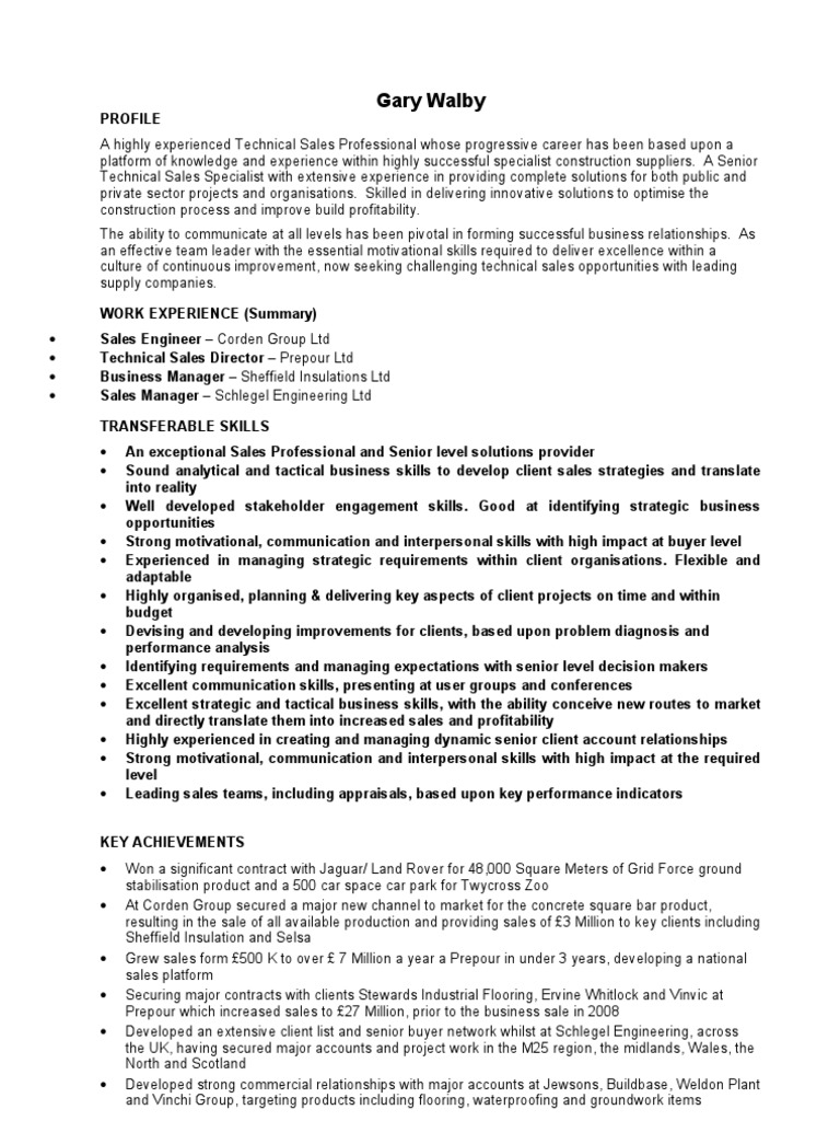 Mr. G. WALBY CVTSP | PDF | Business | Art