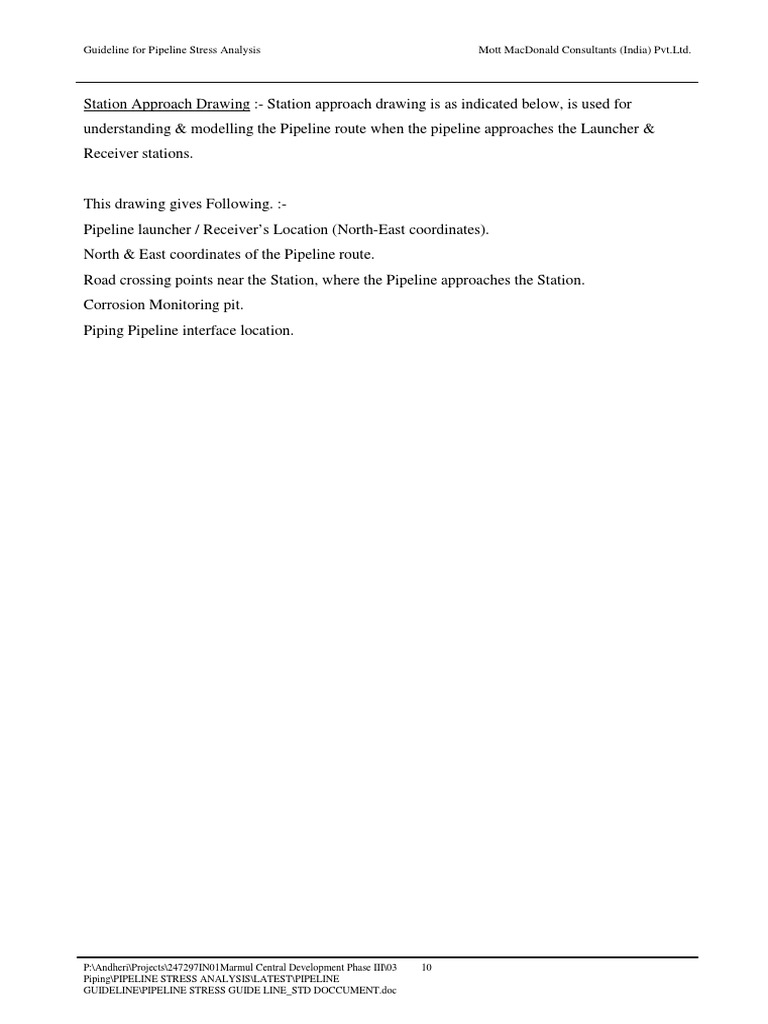 Pipeline Station Approach | PDF
