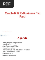 Oracle R12 EBTax Implementation Guide | PDF | Oracle Corporation | Data ...